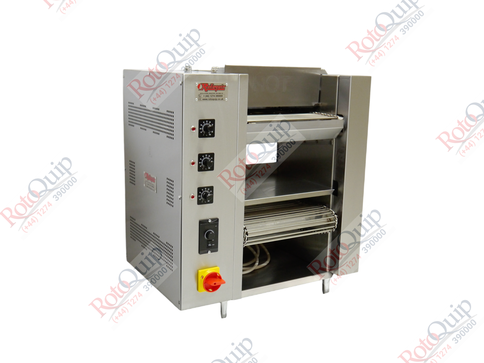 RBB-236 – Electric Conveyor Burger Broiler + Bun Toaster – Roto Quip