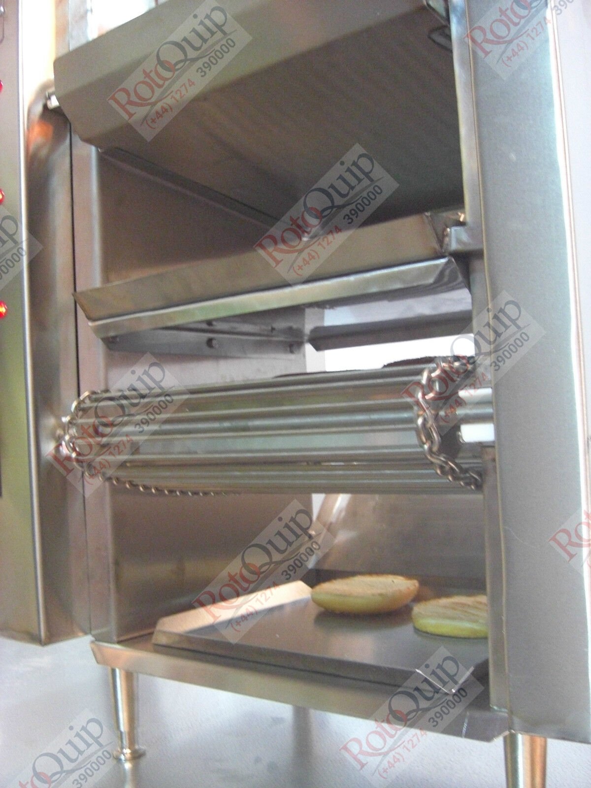 RBB-236 – Electric Conveyor Burger Broiler + Bun Toaster – Roto Quip