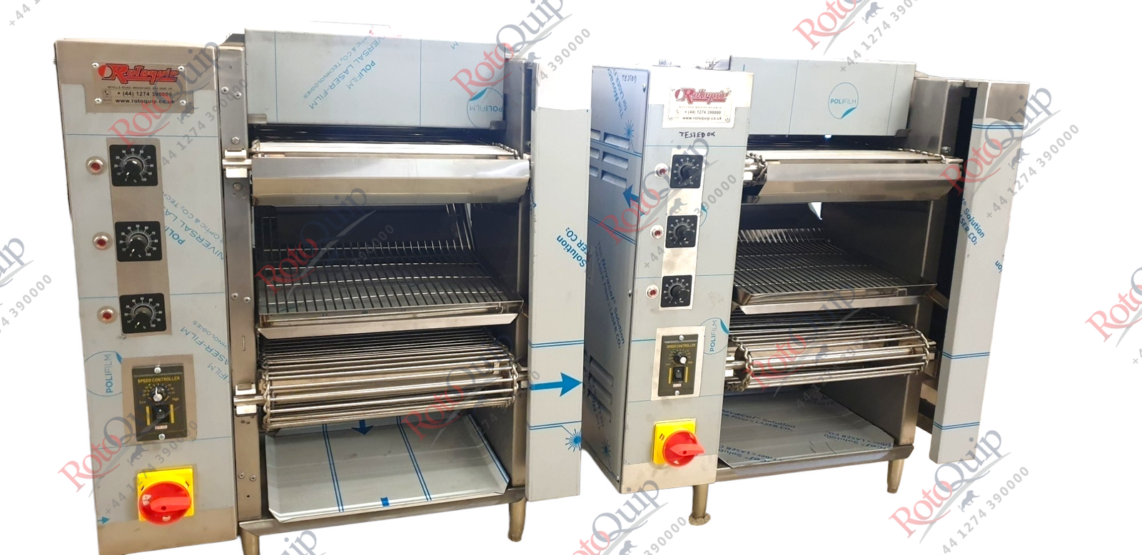 RBB-236 – Electric Conveyor Burger Broiler + Bun Toaster – Roto Quip