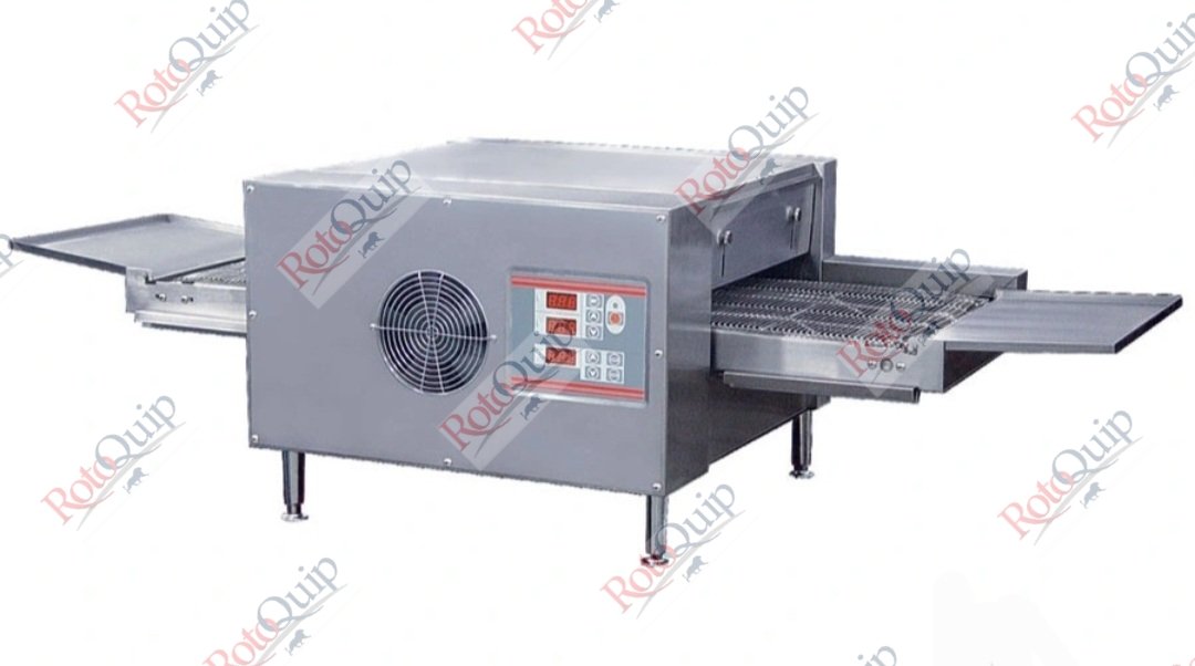 RCP-12S – 15” Wide Belt Electric Conveyor Pizza Oven – Roto Quip