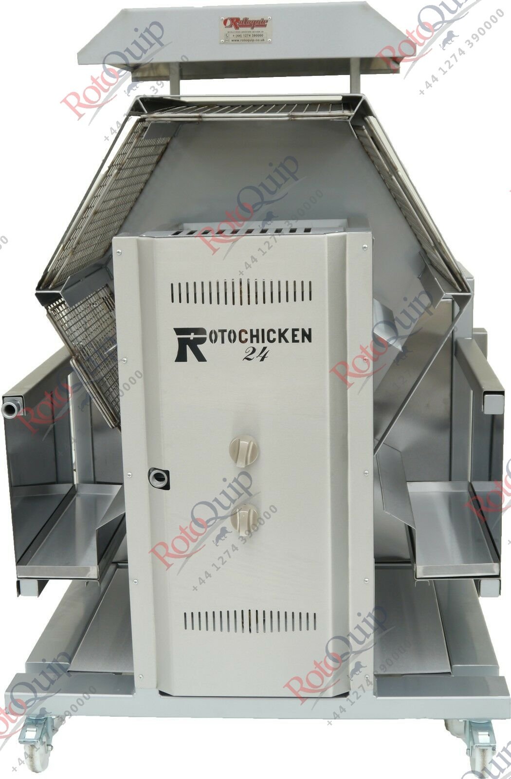 RCR-24 – Automatic Gas / Charcoal Butterfly Chicken Rotisserie Grill ...