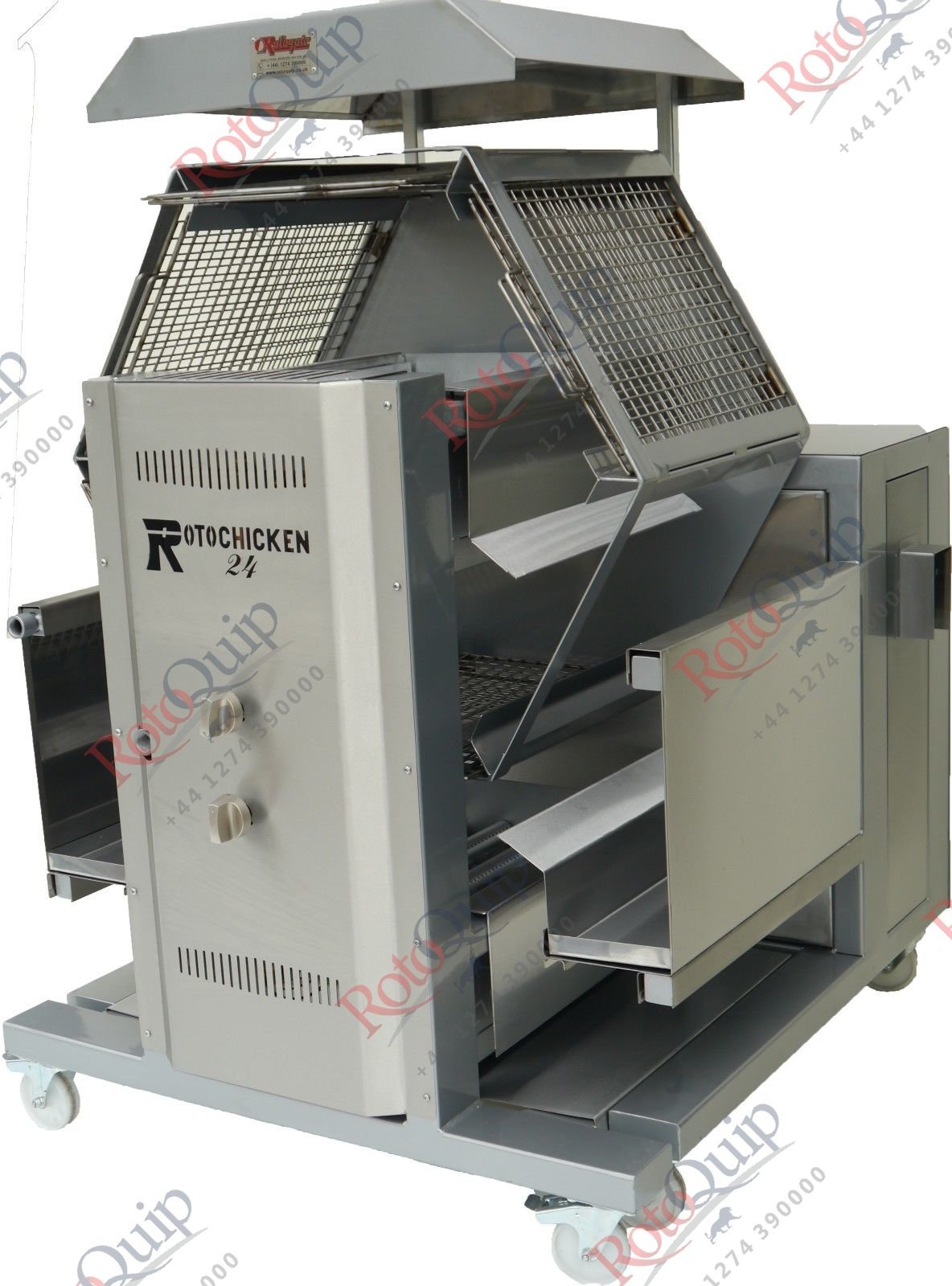 RCR-36 – Automatic Gas / Charcoal Butterfly Chicken Rotisserie Grill ...