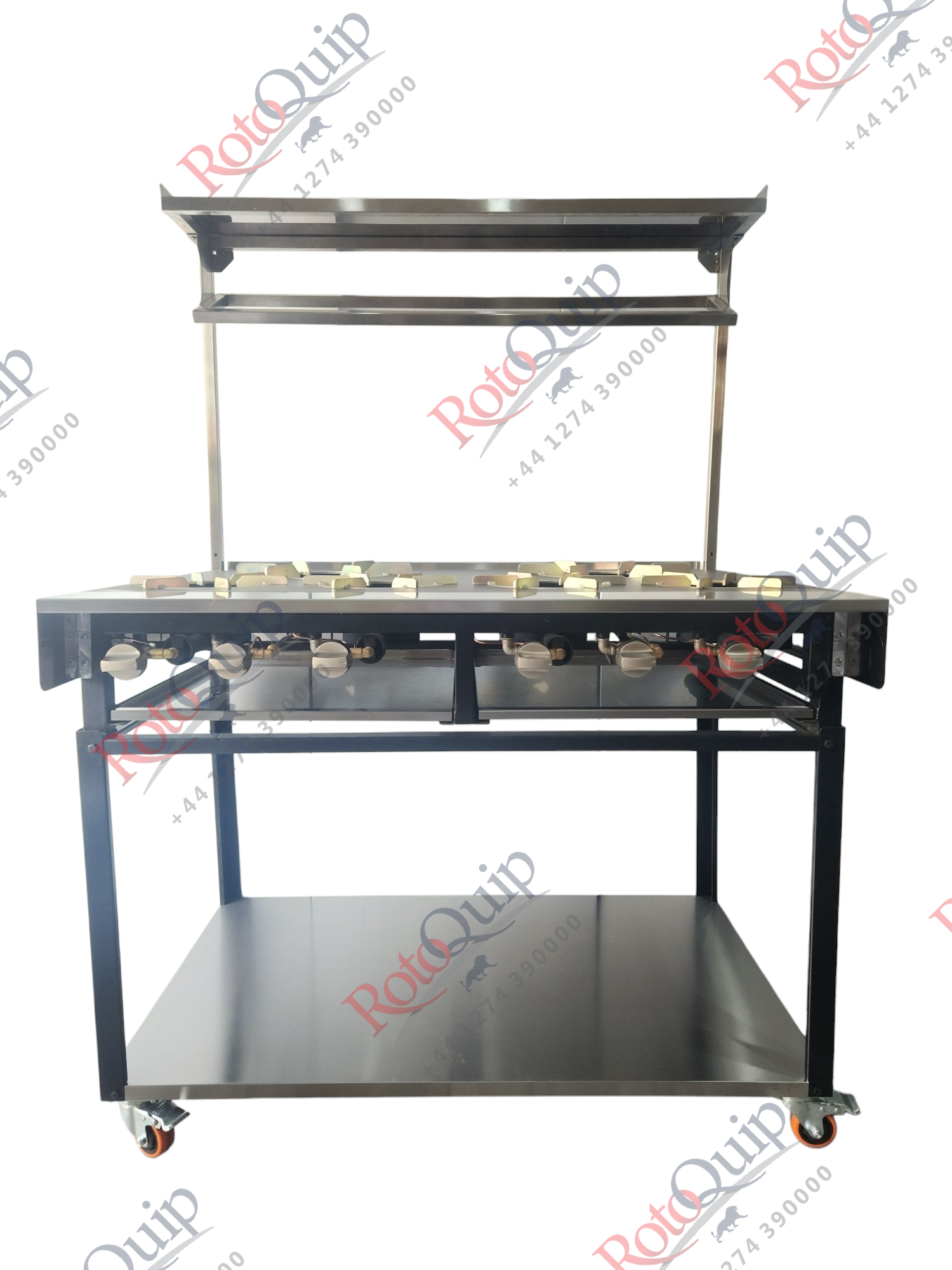 RCR-4×2 – 6 Burner Rotoquip Commercial Indian Range Cooker – Roto Quip