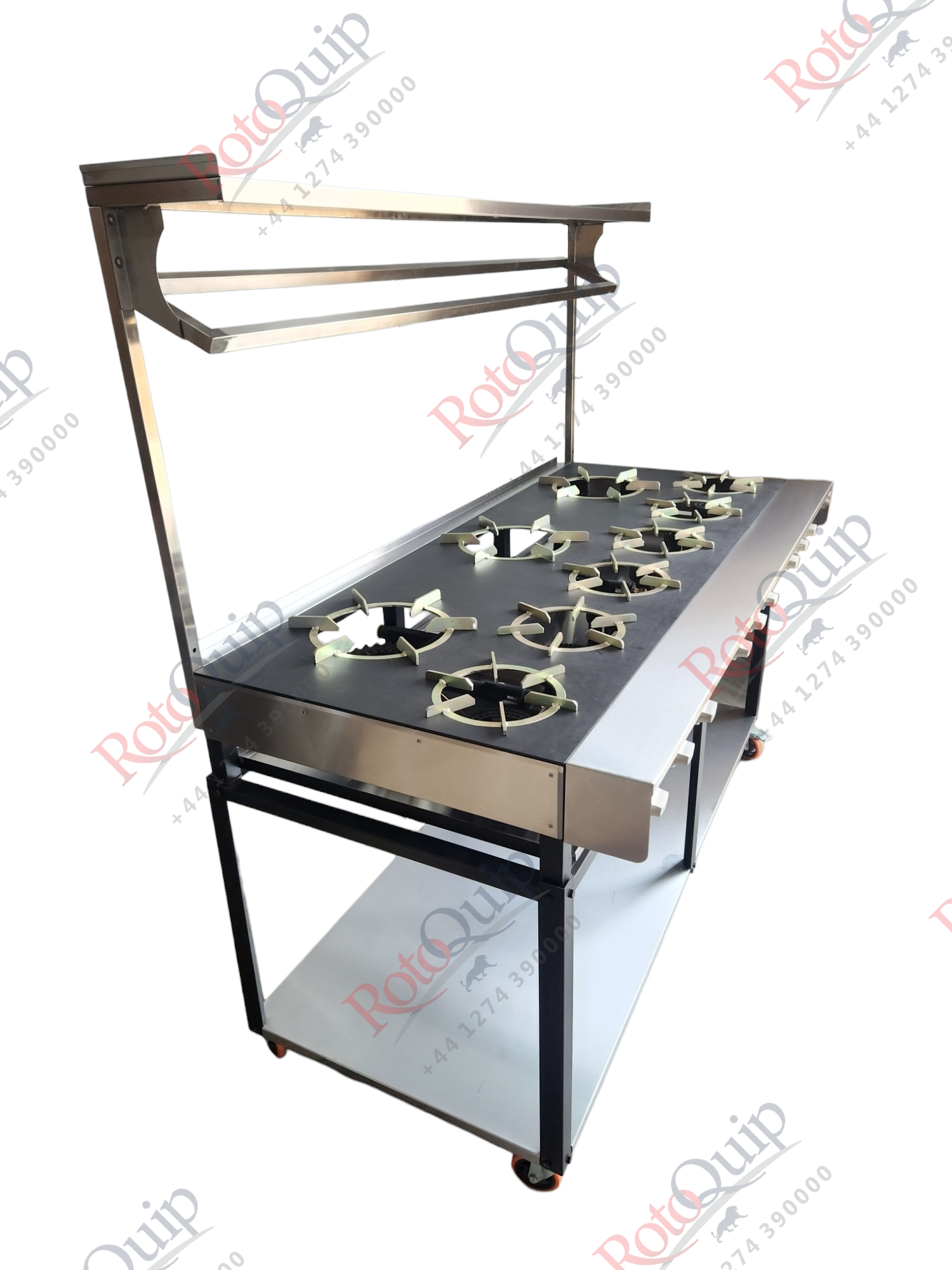 RCR-6×3 – 9 Burner Rotoquip Commercial Indian Range Cooker – Roto Quip