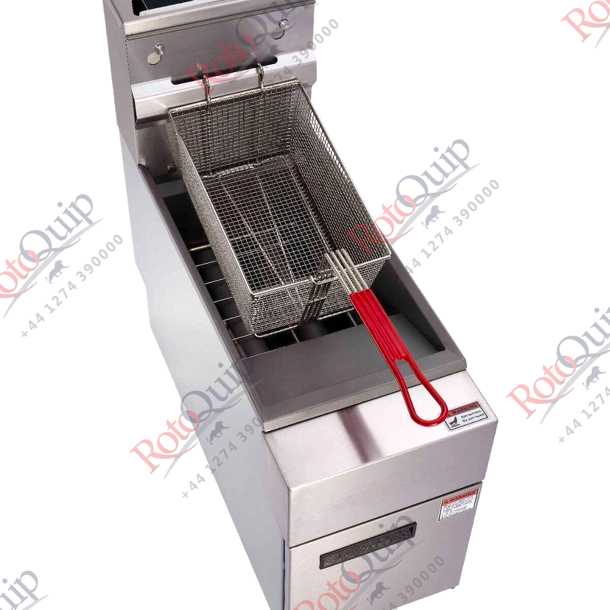 RCTF-2 – 11 Litre Countertop Single Basket Gas Fryer – Roto Quip